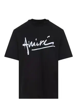 Amiri Script T-shirt - Black