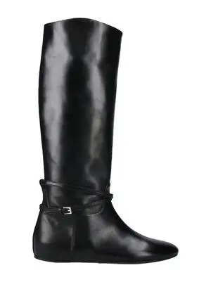 Premiata Buckle Strap Leather Boots - Black