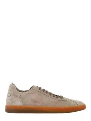 Officine Creative Suede Sneakers - Neutrals