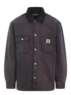 Carhartt Work In Progress Corduroy-collar Pocket Jacket - Black