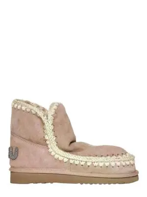 Mou Eskimo 18 Logo-detail Boots - Pink