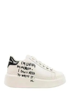 Karl Lagerfeld Anakapri Platform Sneakers - White