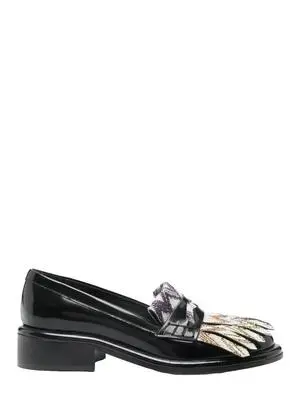 Missoni 40mm Zigzag Loafers - Black