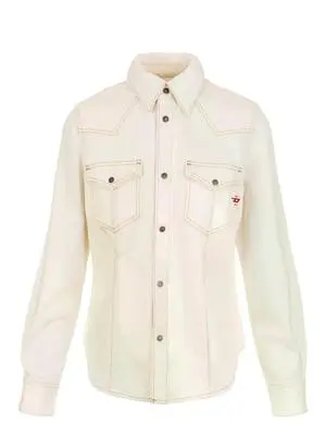 DIESEL® Chest-pocket Shirt - Neutrals