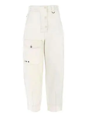 Moncler Button-fastening Trousers - Neutrals