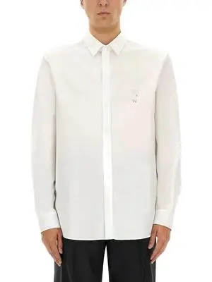 Moschino Duck-embroidered Shirt - White