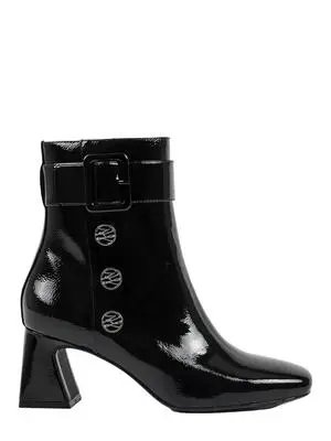 Karl Lagerfeld 60mm Beata Buckled Boots - Black