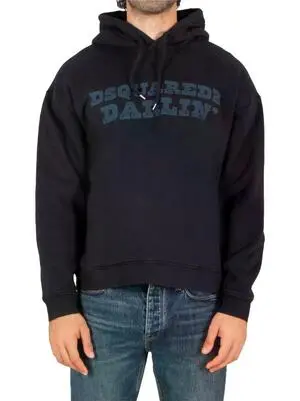 Dsquared2 Graphic Hoodie - Blue