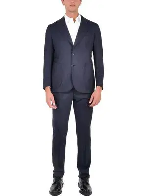 FRANZESE COLLECTION Single-breasted Pinstripe Blazer - Blue