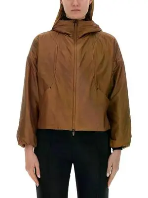 Herno Ripstop Hooded Jacket - Brown