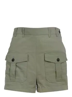 PHILIPPE MODEL Buttoned Cargo-Pockets Shorts