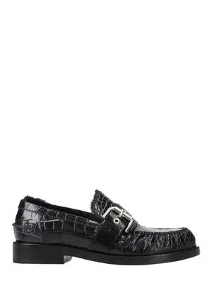 Premiata Buckle Croc-effect Loafers - Black