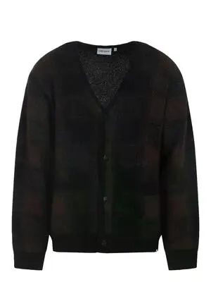 Carhartt Work In Progress Jacquard Pocket Cardigan - Black