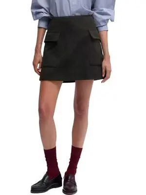 Aspesi Flap-pocket Mini Skirt - Green