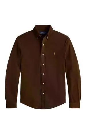 Polo Ralph Lauren Logo-detail Long-sleeve Shirt Brown