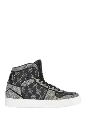 Philipp Plein Carson High-top Sneakers - Black