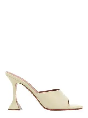 Amina Muaddi 95mm Lupita Square-toe Sandals - Neutrals