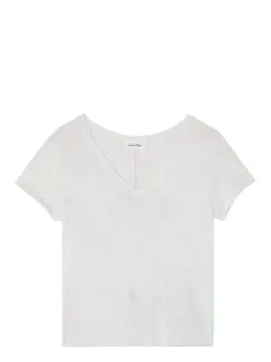 American Vintage Sonoma V-Neck T-Shirt White