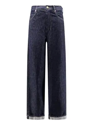 Max Mara Chiara Cotton Jeans - Blue