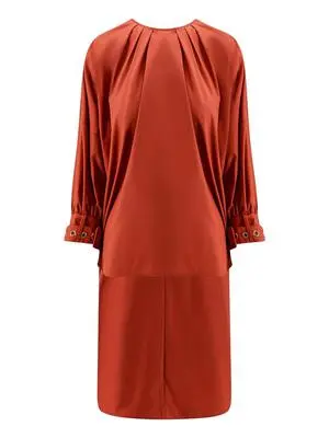 Max Mara Cotton Asymmetric Shirt - Red