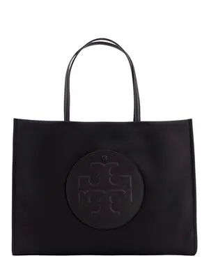 Tory Burch Ella Tote Nylon Handbag - Black