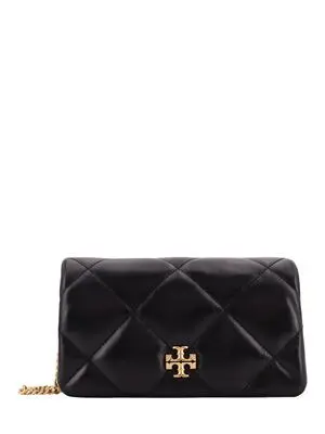 Tory Burch Kira Quilted Leather Crossbody Bag - Black