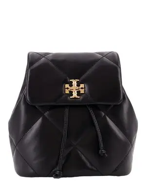 Tory Burch Kira Diamond Leather Backpack - Black