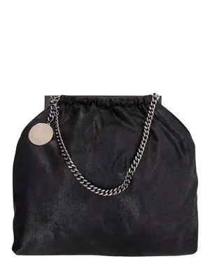 Stella McCartney Falabella Shoulder Bag With Metal Drawstring - Black