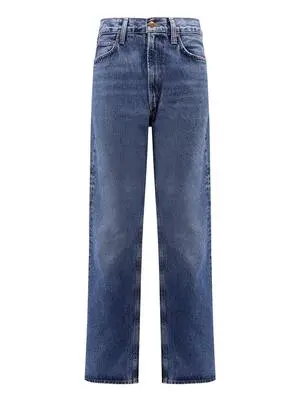 AGOLDE Leena Regenerative Cotton Jeans - Blue