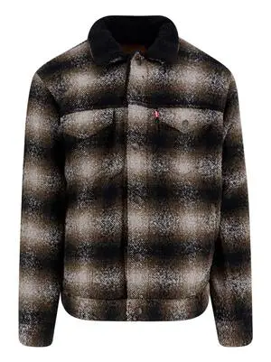 LEVI'S Plaid Jacket - Black