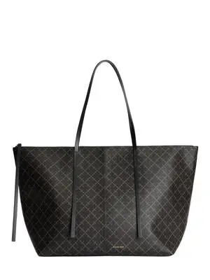 BY MALENE BIRGER Luze Tote Bag - Dark Chokolate