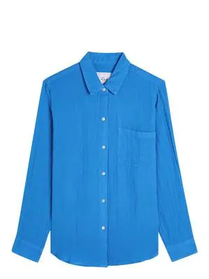 Rails Ellis Gauze Shirt - Blue