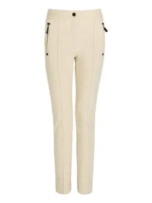 Moncler Slim-leg Twill Ski Trousers - Beige