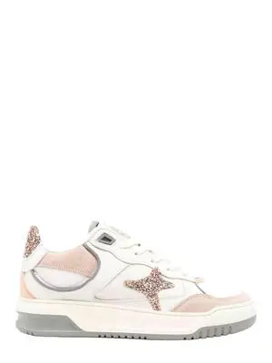 AMA-BRAND Glitter-star Sneakers - Neutrals
