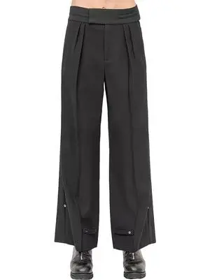 SETCHU Pleated Trousers - Black