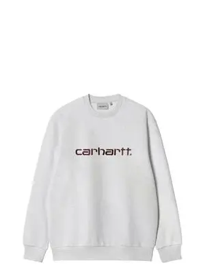 Carhartt Work In Progress Classic Logo Sweatshirt - Grey
