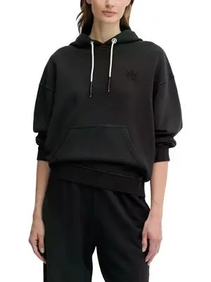 Pinko Melato Drawstring Logo Hoodie - Black