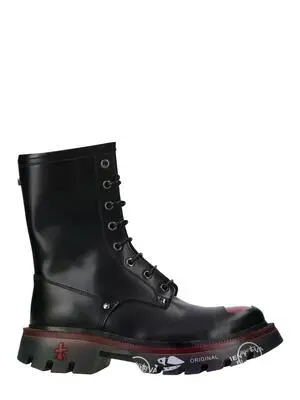 Premiata Brixtond 463 Lace-up Zip Boots - Black