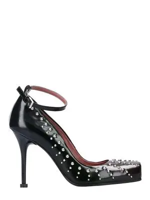 Premiata Studded Ankle Strap Pumps - Black