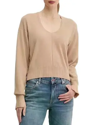 TWINSET Ribbed-trim Sweater - Neutrals