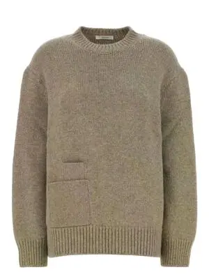 THE ROW Mirtle Cashmere Sweater Neutrals