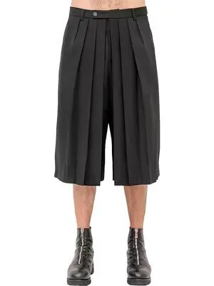 SETCHU Hakama Pleated Trousers - Black