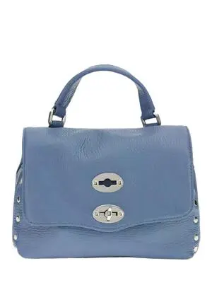 ZANELLATO Postina Leather Shoulder Bag - Blue