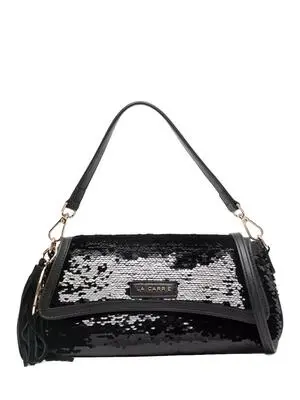LA CARRIE Night Edition Sequined Shoulder Bag - Black