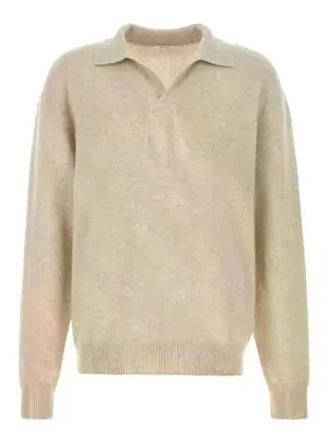 THE ROW Leach Mélange-effect Sweater - Neutrals
