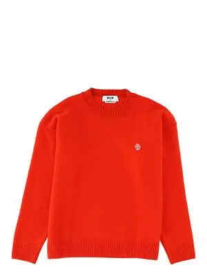 MSGM Wool Sweater - Red