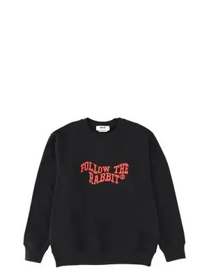 MSGM Follow The Rabbit Sweatshirt - Black