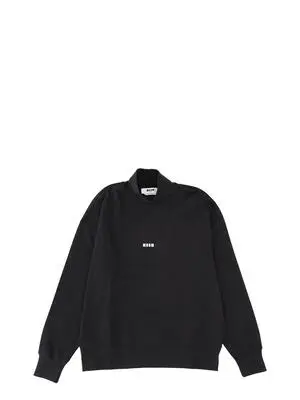 MSGM Sweatshirt With Micro Logo - Black