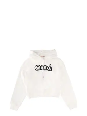 Marni Sweatshirt With Logo - White