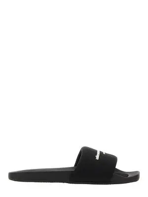 Alexander Wang Nylon "aw" Sandals - Black
